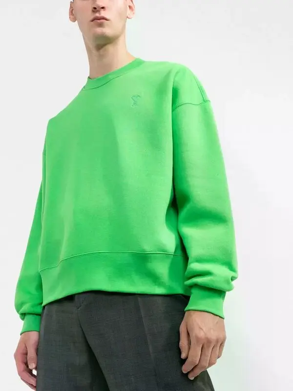 AMI Paris De Coeur Embroidered Sweatshirt