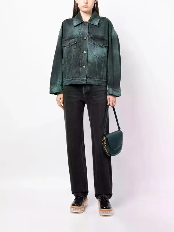 Stella McCartney Tie-dye Oversized Denim Jacket