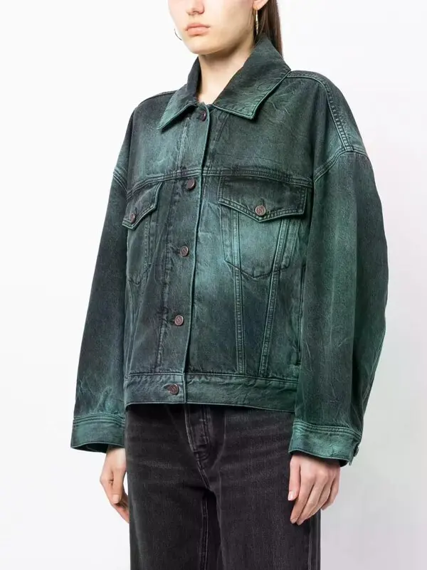 Stella McCartney Tie-dye Oversized Denim Jacket