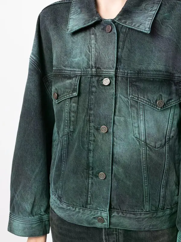 Stella McCartney Tie-dye Oversized Denim Jacket