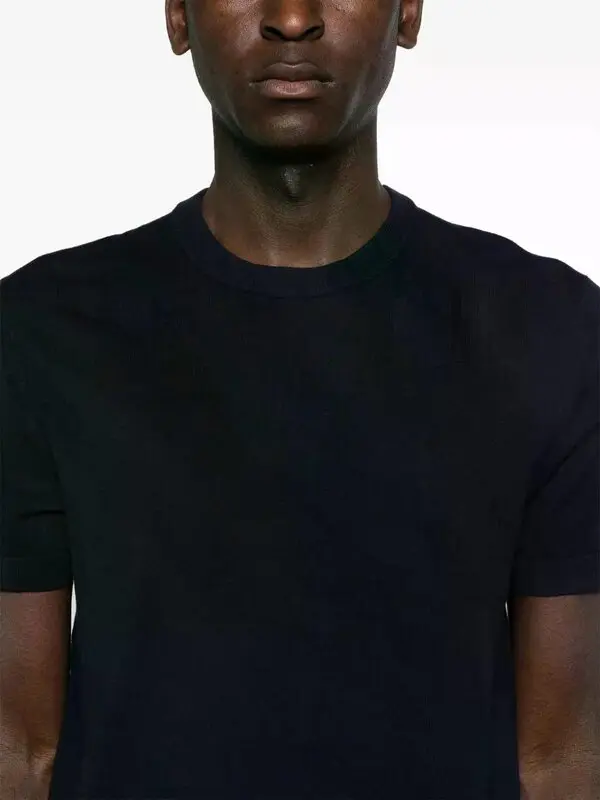 Theory Crew-neck Jersey T-shirt - Blue