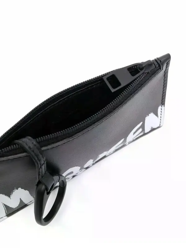Alexander McQueen Logo-print Leather Wallet