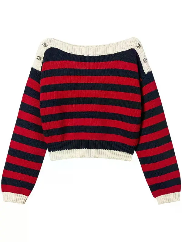 TWINSET Striped Jumper