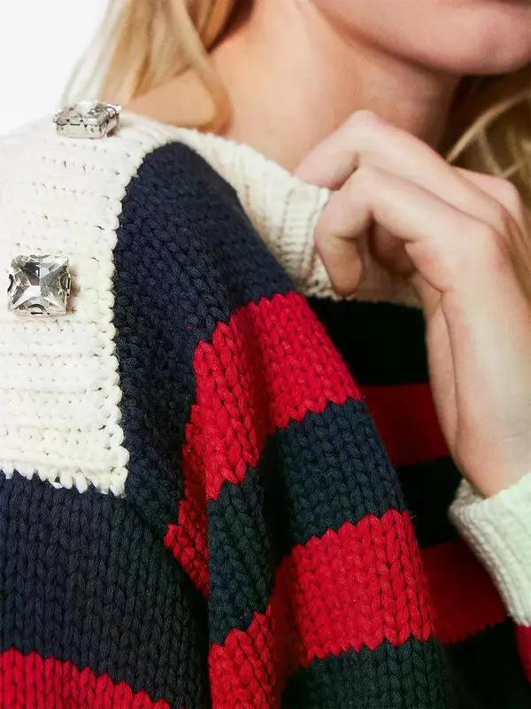 TWINSET Striped Jumper