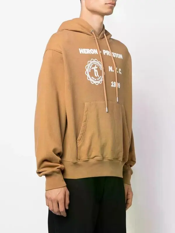 Heron Preston Graphic-print Cotton Hoodie