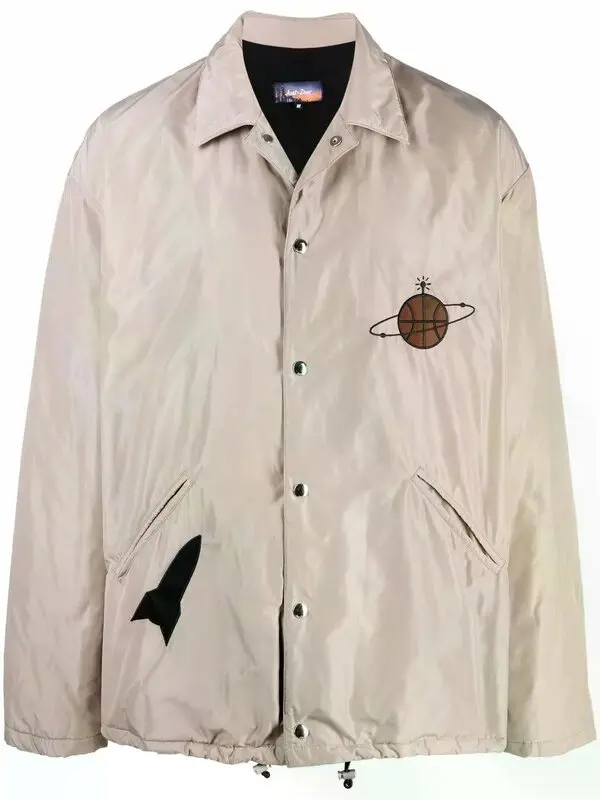 JUST DON Patch-detail Shirt Jacket