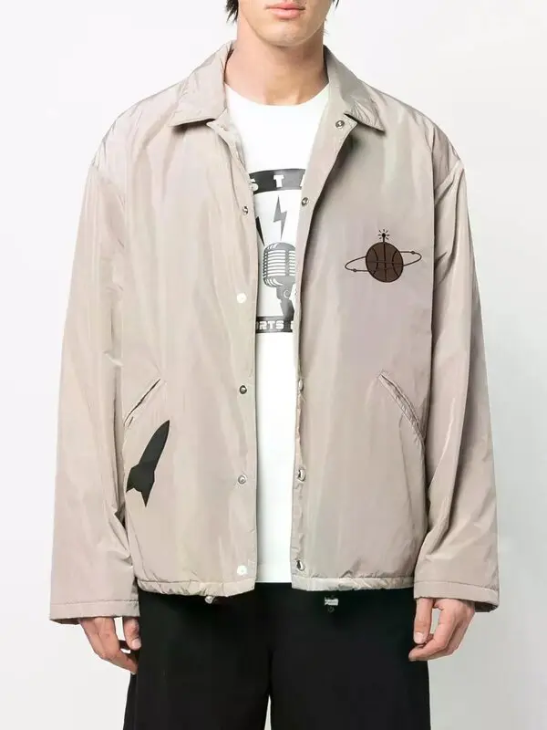 JUST DON Patch-detail Shirt Jacket