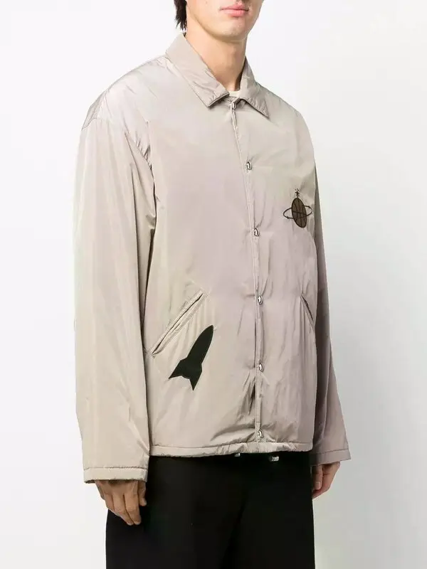 JUST DON Patch-detail Shirt Jacket