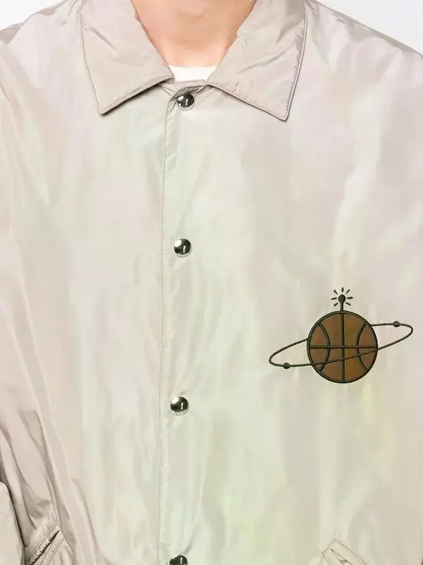 JUST DON Patch-detail Shirt Jacket