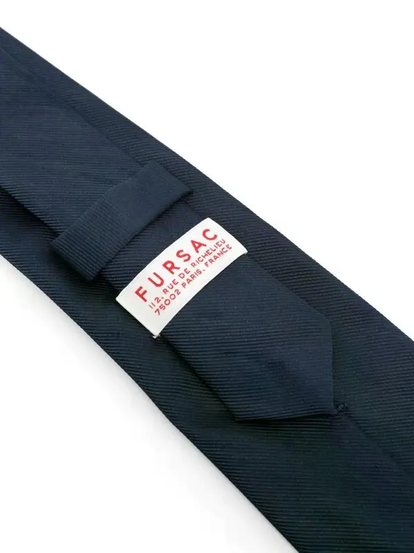 FURSAC Pointed-tip Silk Tie
