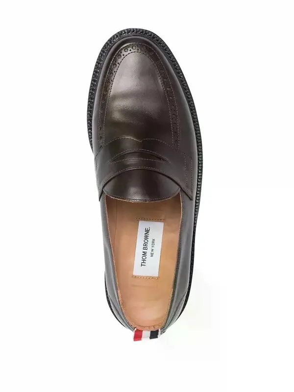 Thom Browne Goodyear-sole Penny-slot Loafers