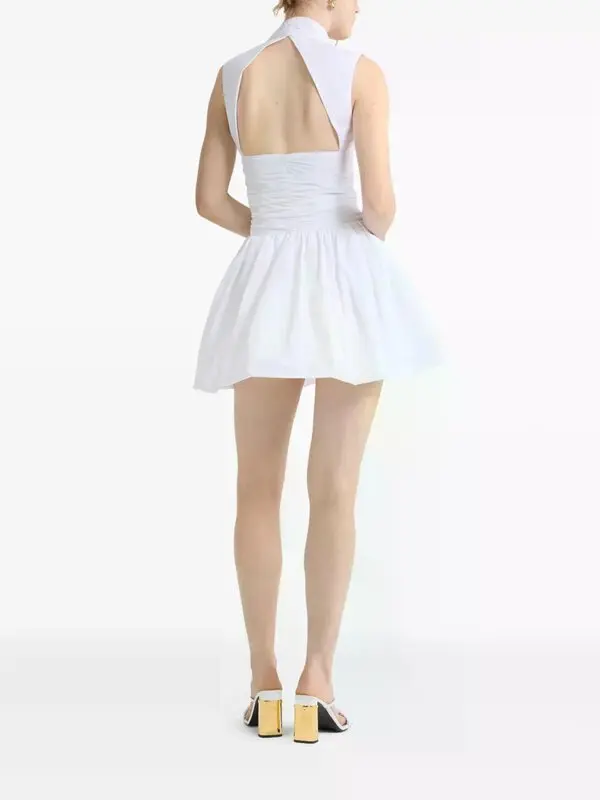 PATOU Open-back Bubble Mini Dress - White