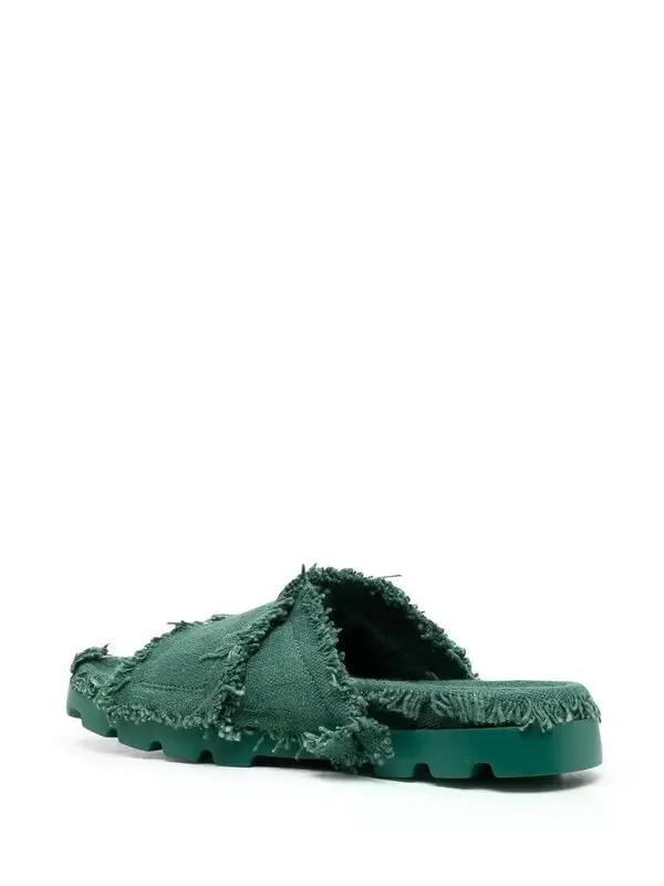Camper Brutus Backless Sandals - Green