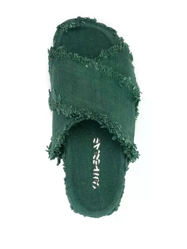 Camper Brutus Backless Sandals - Green