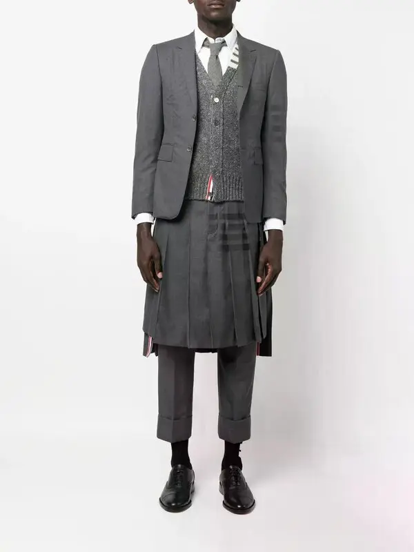 Thom Browne Stepped Box-pleat Skirt