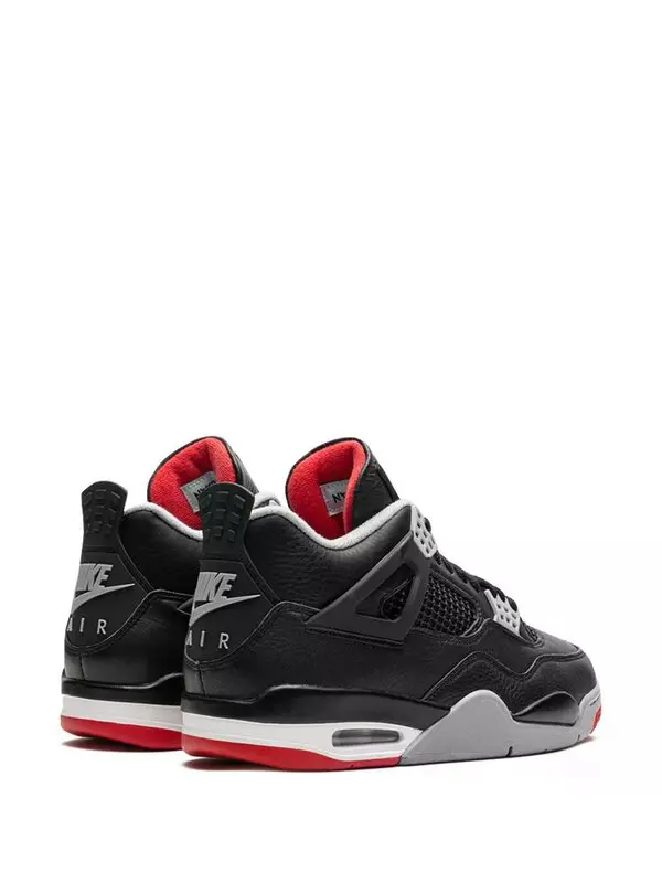 JORDAN Air 4 Bred Reimagined Sneakers - Black