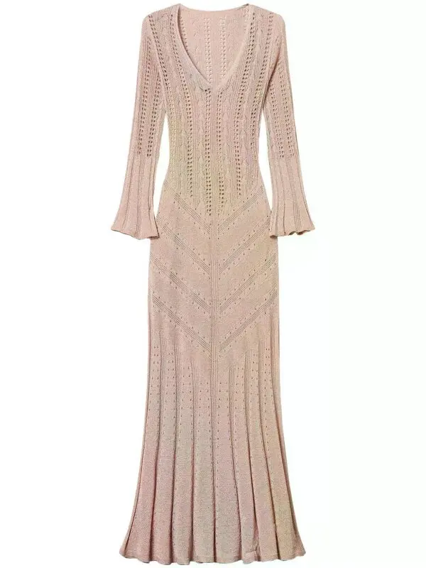 TWINSET Knitted Long Sleeve Dress