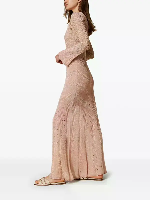 TWINSET Knitted Long Sleeve Dress