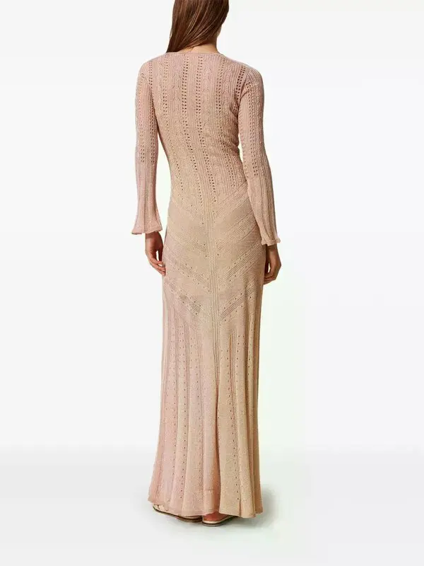 TWINSET Knitted Long Sleeve Dress