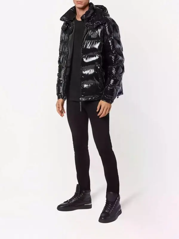 Philipp Plein High-shine Padded Jacket
