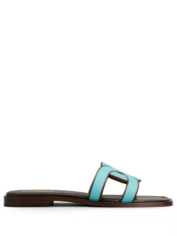 TOD'S Logo-strap Leather Sandals
