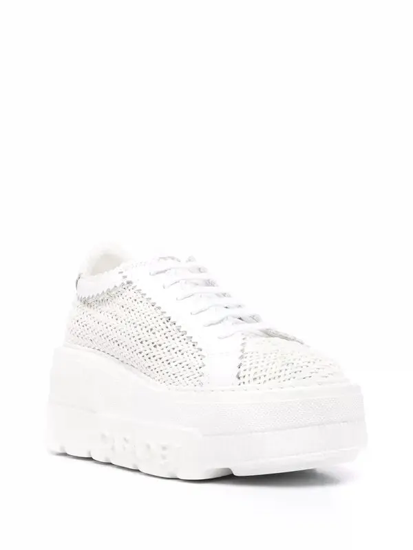 Casadei Nexus Hanoi Platform Sneakers - White