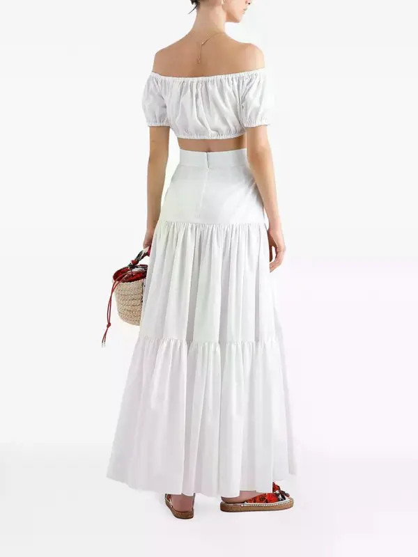 Dolce & Gabbana Ruched Crop Top