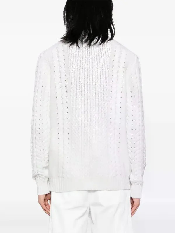 Kiton Cable-knit Cashmere Cardigan