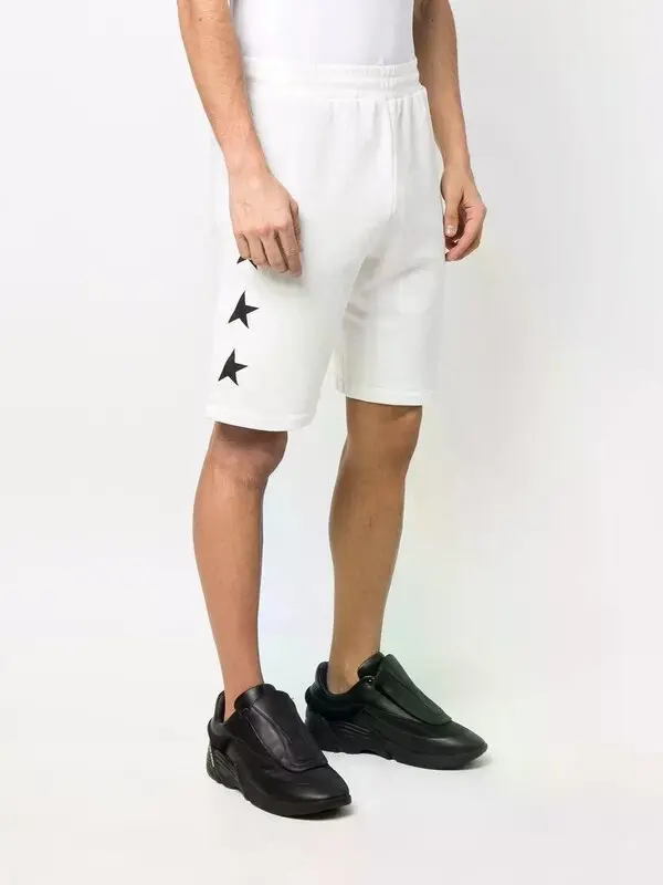 GOLDEN GOOSE Cotton Star-motif Track Shorts