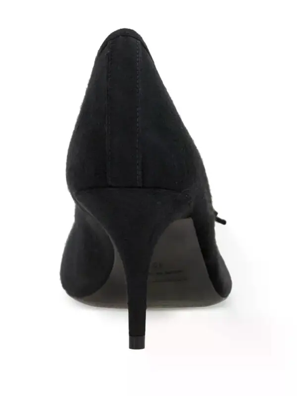 Balenciaga 70mm Leopold Worn-out Satin Pumps