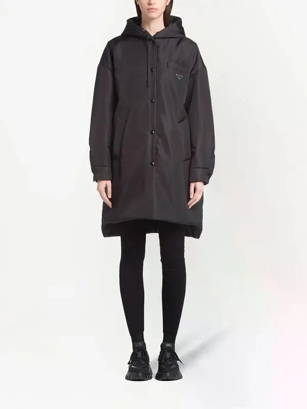Prada Re-nylon Triangle-logo Raincoat