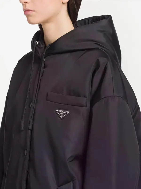 Prada Re-nylon Triangle-logo Raincoat