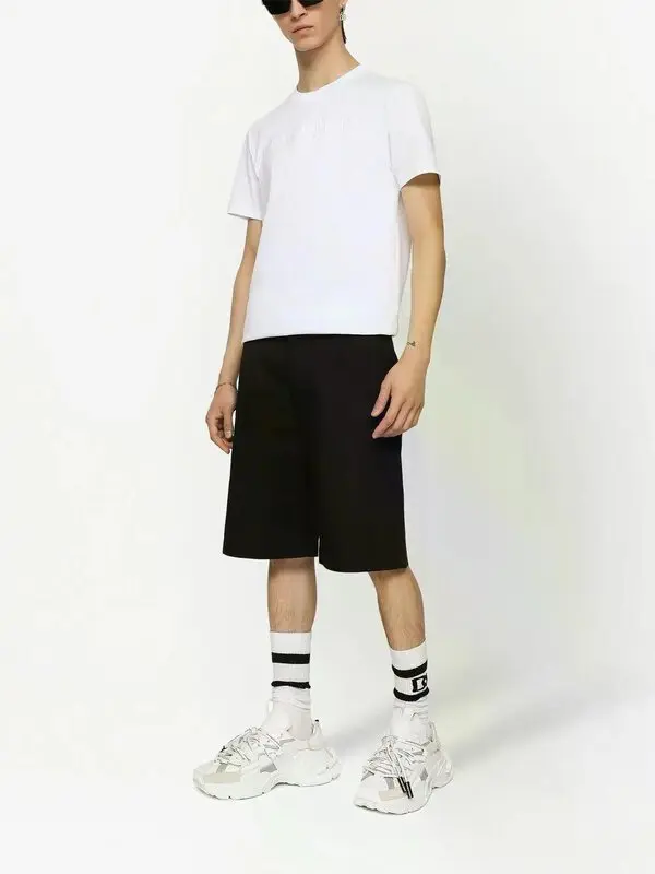 Dolce & Gabbana Logo-tag Cotton Shorts