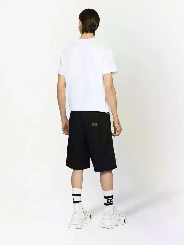 Dolce & Gabbana Logo-tag Cotton Shorts