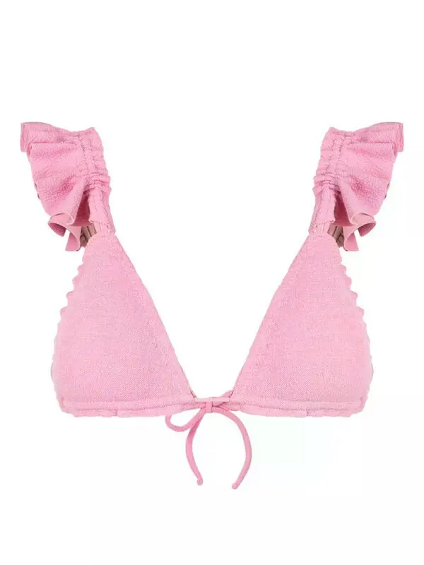CLUBE BOSSA Laven Ruffled Bikini Top