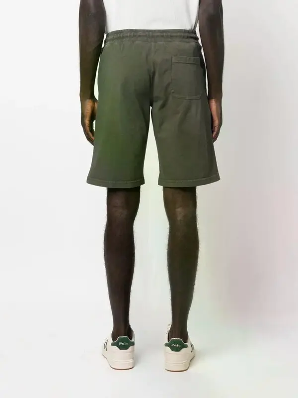 Aspesi Logo-patch Drawstring-waistband Shorts