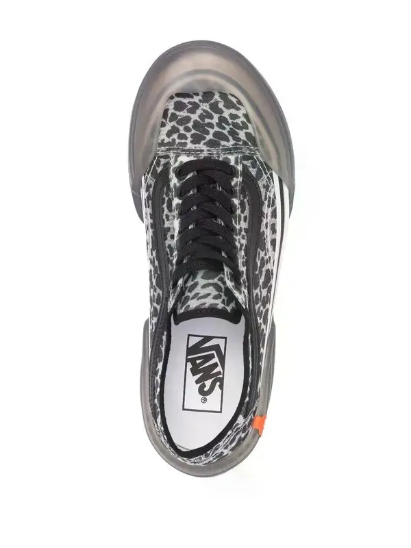 VANS Old Skool Leopard-print Sneakers - Grey