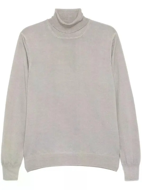 Tagliatore Miles Roll Neck Sweater - Grey