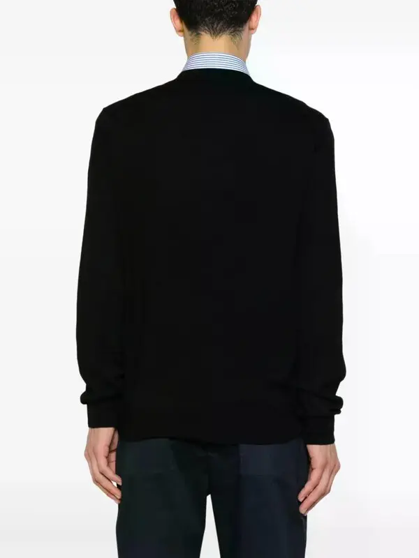 Polo Ralph Lauren Wool V-neck Sweater - Black