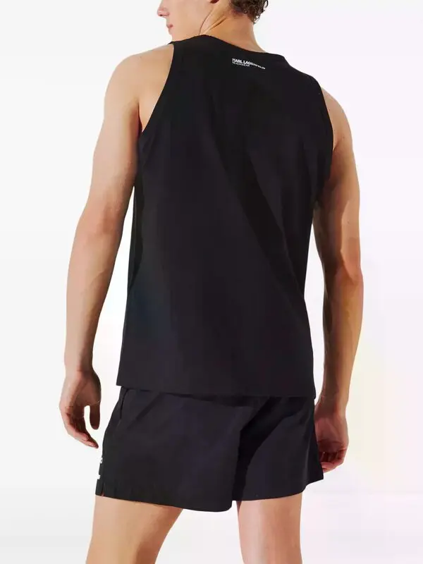 Karl Lagerfeld Logo Beach Tank Top