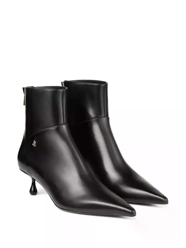JIMMY CHOO Cycas 50mm Leather Ankle Boots