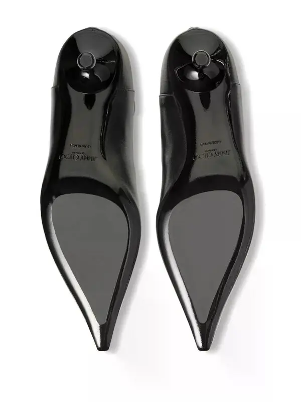 JIMMY CHOO Cycas 50mm Leather Ankle Boots
