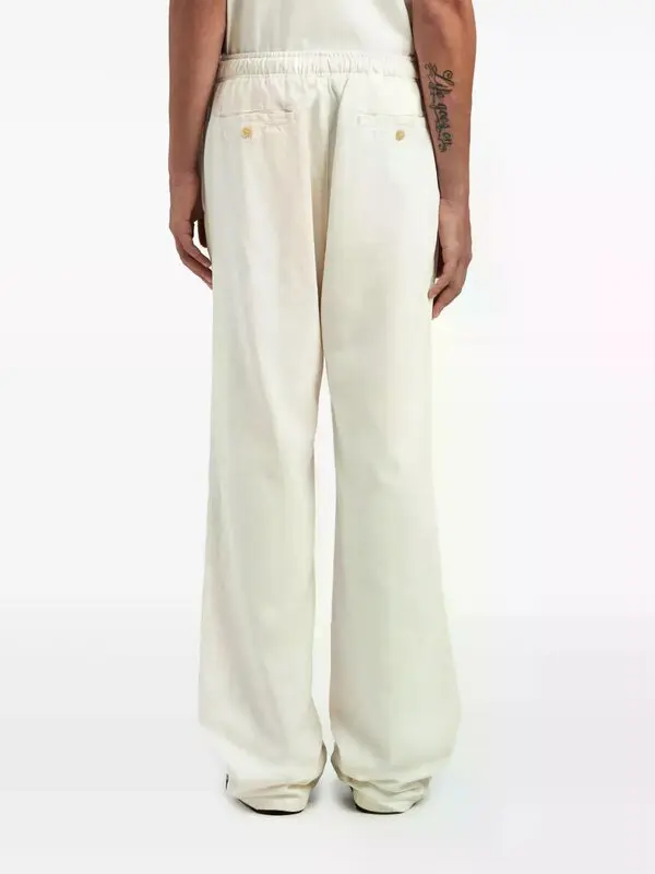Palm Angels Logo-detail Drawstring Trousers