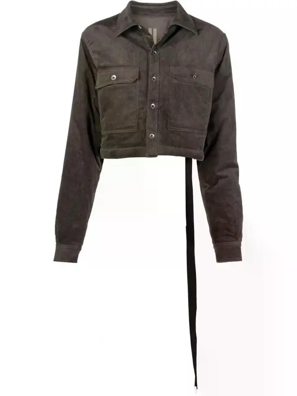Rick Owens Corduroy Cropped Jacket