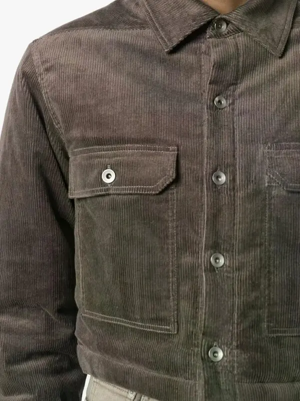 Rick Owens Corduroy Cropped Jacket