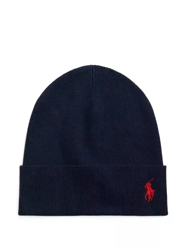 Polo Ralph Lauren Ribbed-knit Beanie - Blue