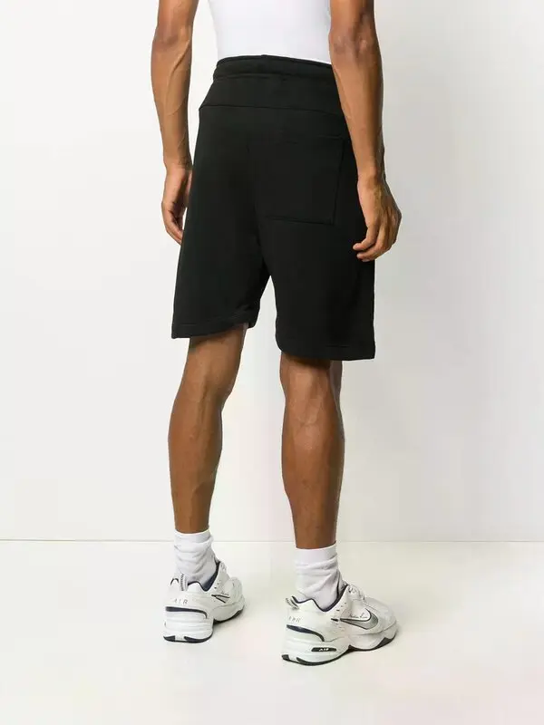 THROWBACK. Logo Embroidered Track Shorts
