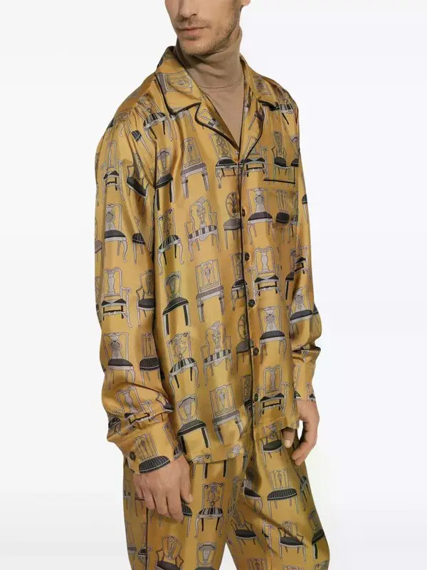 Dolce & Gabbana Chair-motif Print Shirt