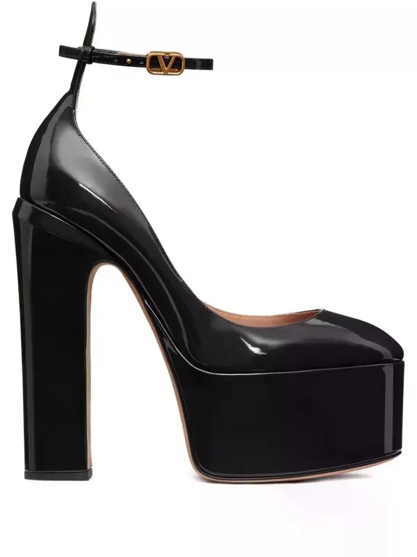 Valentino Garavani 155mm Tan-go Platform Pumps - Black