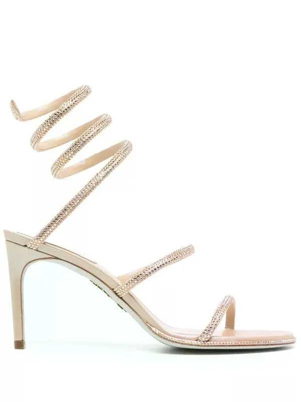 Rene Caovilla Cleo 80mm Rhinestone-embellished Sandals